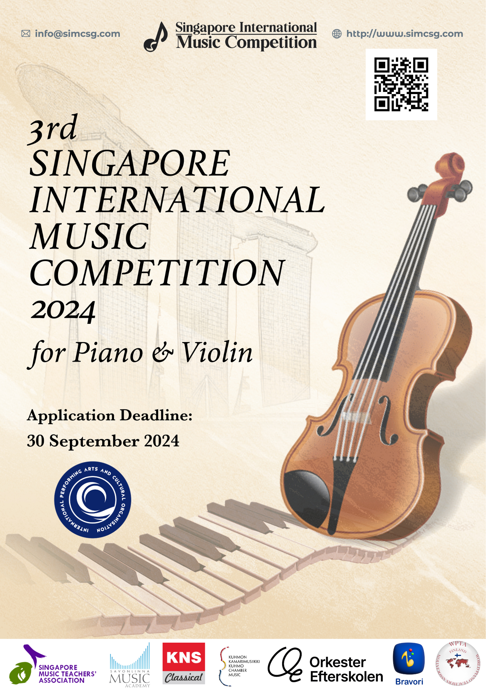 3rd Singapore International Music Competition 2024 | Artistry Zone ...